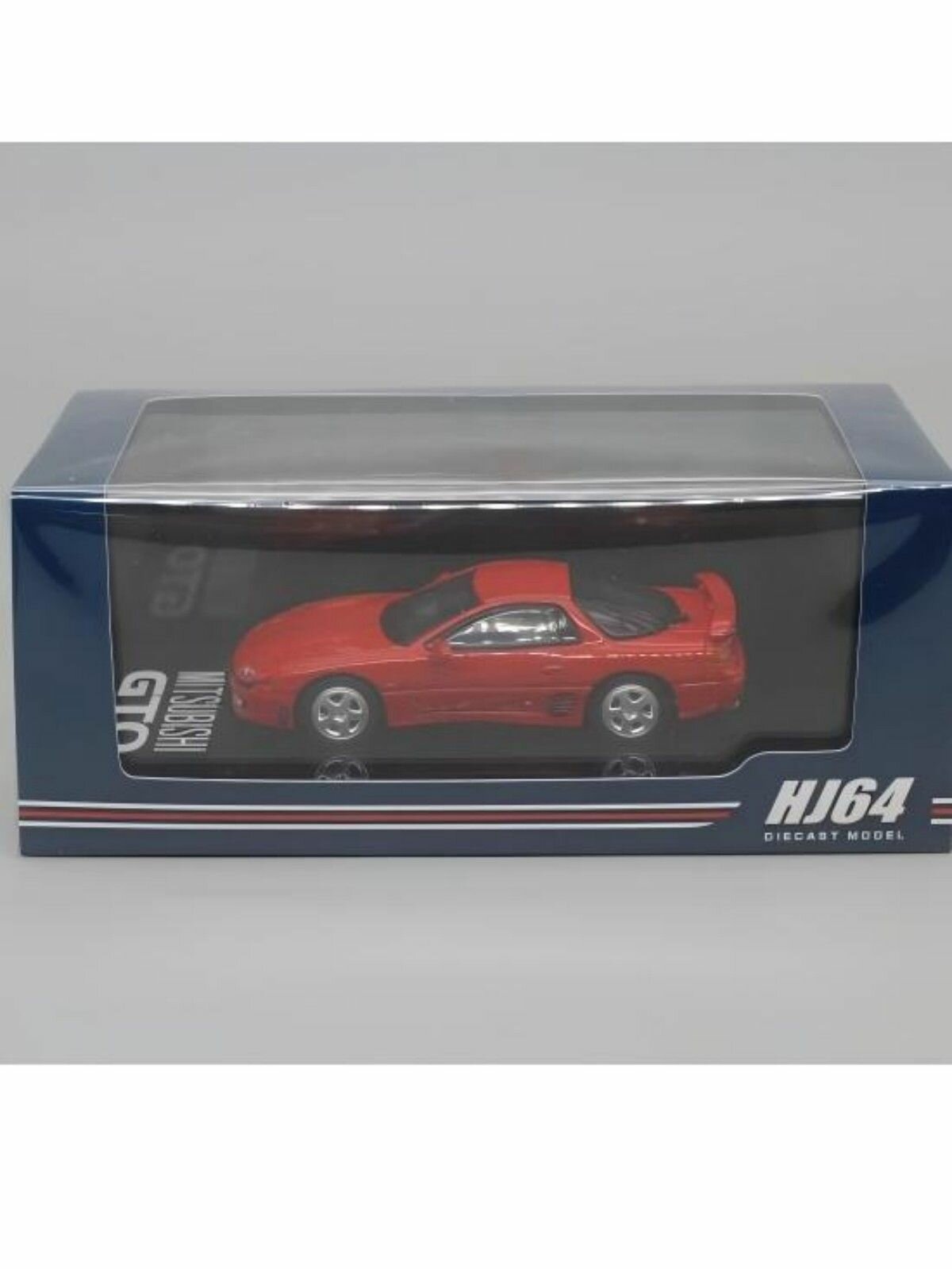 Машинка Hobby Japan 1/64 Mitsubishi 1st Generation GTO Twin Turbo Red Die-cast Alloy Car Model Collection Toy Gift