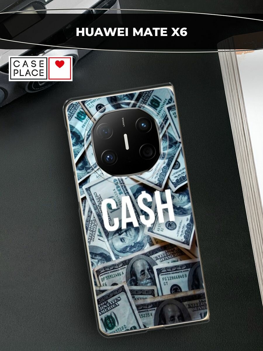 Силиконовый чехол на Huawei Mate X6 / Хуавей Мате X6 с принтом "Cash"
