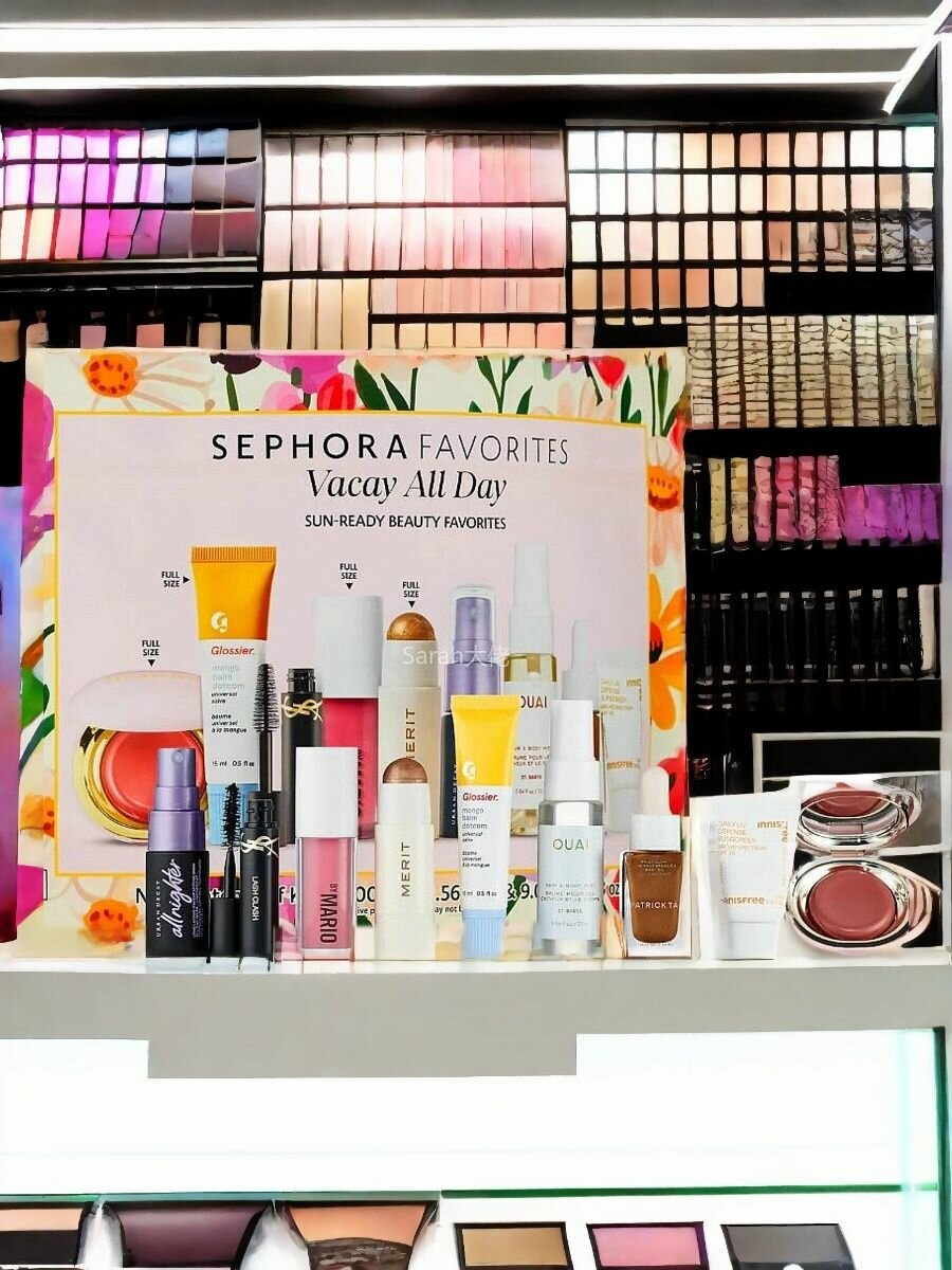 Sephora Favorites 2025 Vacay All Day Цветные косметические наборы