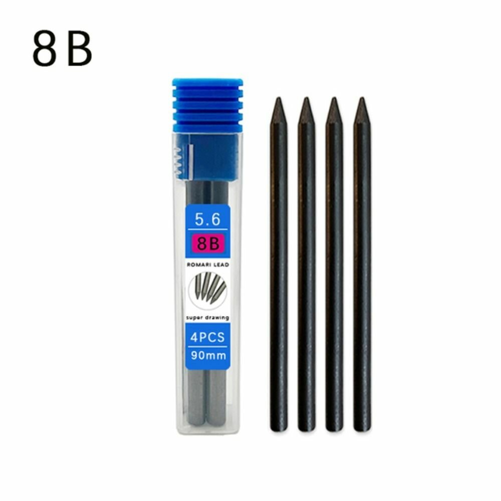 Карандаш, твердость: 8B (8 Мягкий)