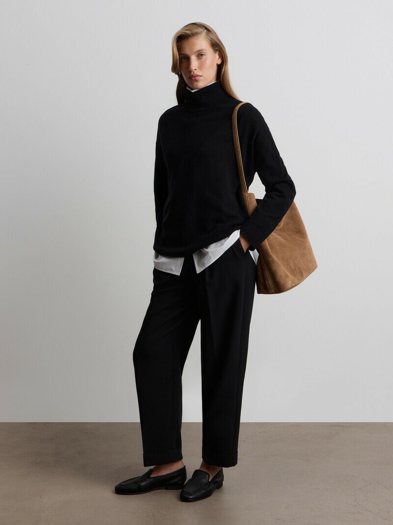 Брюки из костюмной шерсти