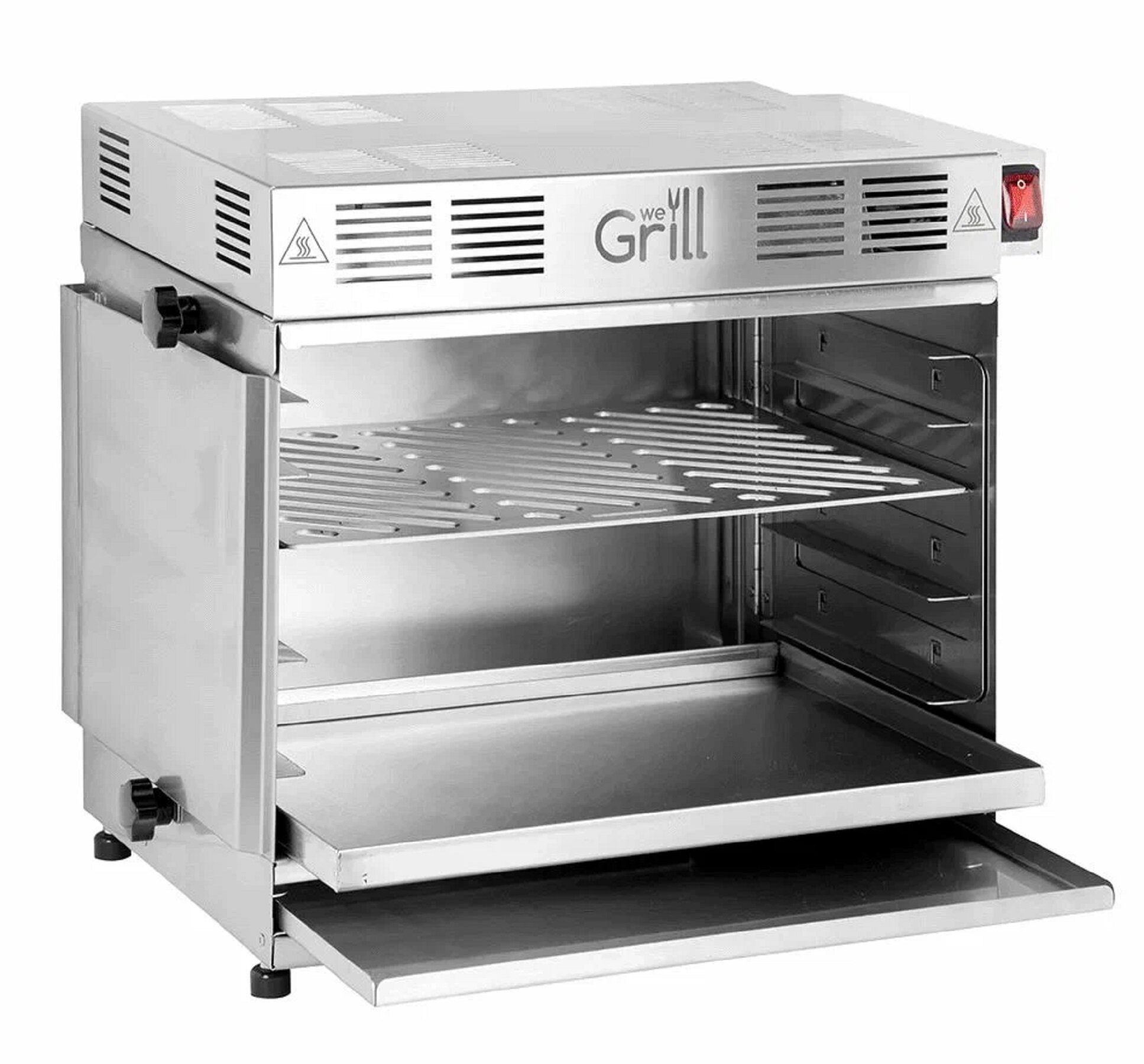 Электрогриль WeGrill, нержавеющая сталь, двойные стенки, Италия