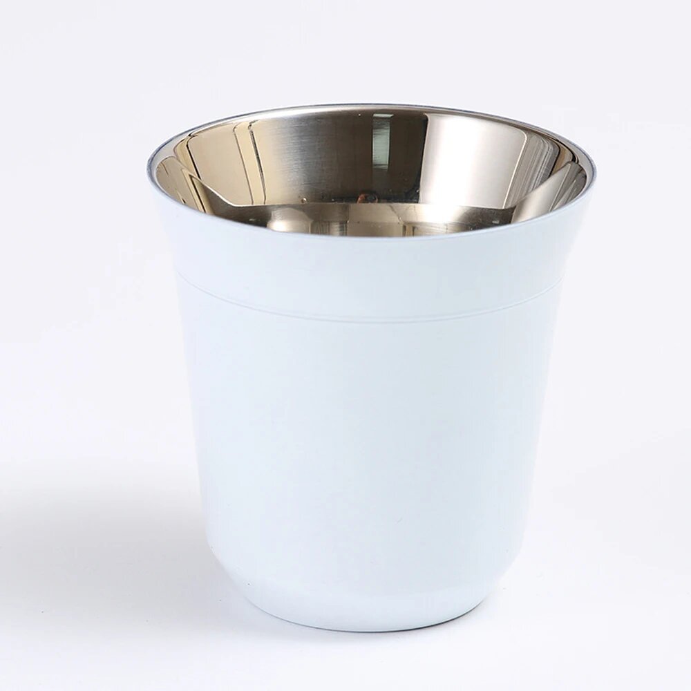 Набор чашек для эспрессо из нержавеющей стали 80 мл