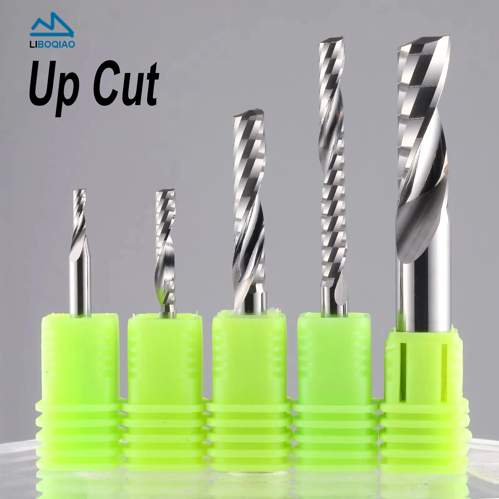 RU 1 шт. 3,175/4/6/8/10/12 мм 1 флейта, фреза с ЧПУ, гравировальная концевая фреза для дерева, акрила, ПВХ, пластика, 12x32x70L