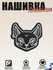 Нашивка, шеврон, патч (patch) Кот сфинкс, размер 6,7*6,7см