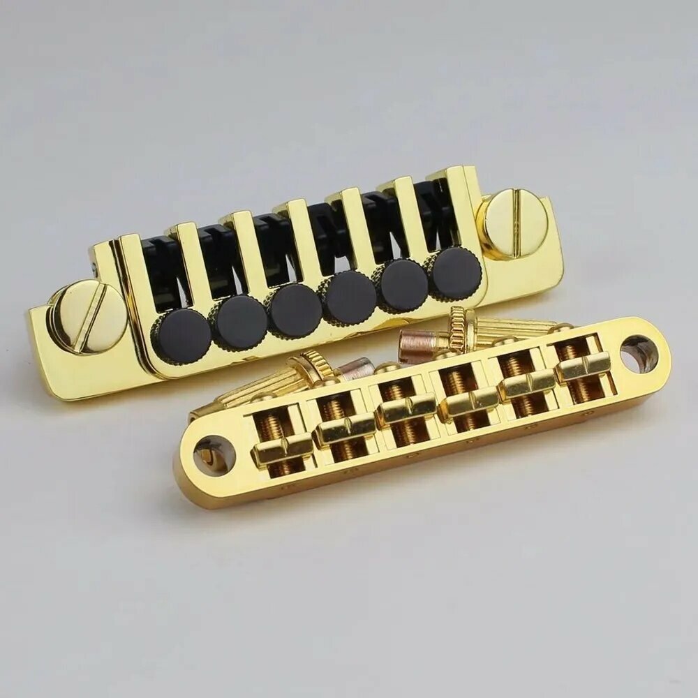 Гитарный бридж Tune-O- Matic Vintage Lock TP 6 Tailpiece для LP-гитары
