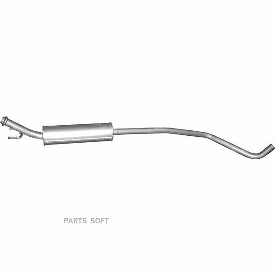 Глушитель средн часть CITROEN: C4, DS4 PEUGEOT: 308,3008 от официального дистрибьютора, POLMOSTROW, артикул 1939