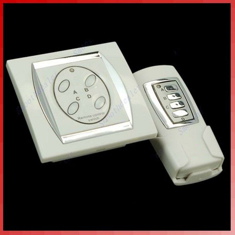 4-канальный 50М пульт дистанционного управления цифровой беспроводной ВКЛ/выкл контроллер радио прочный, Белый