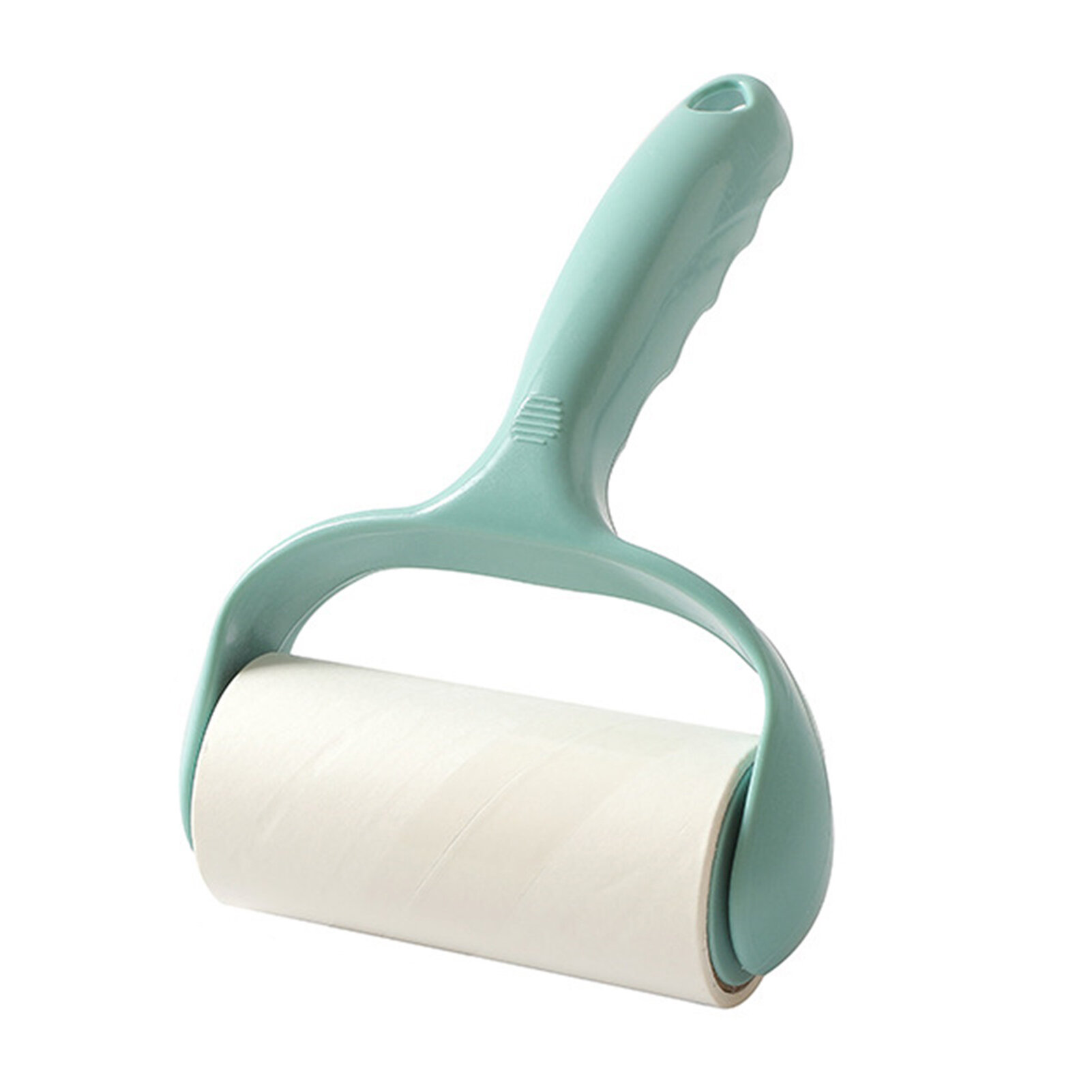 Валик для удаления ворса с высокой адгезией, предназначенный для удаления шерсти животных, пыли и одежды, мебели, диванов, ковров, автомобильных сидений и постельного белья. Зеленый цвет.