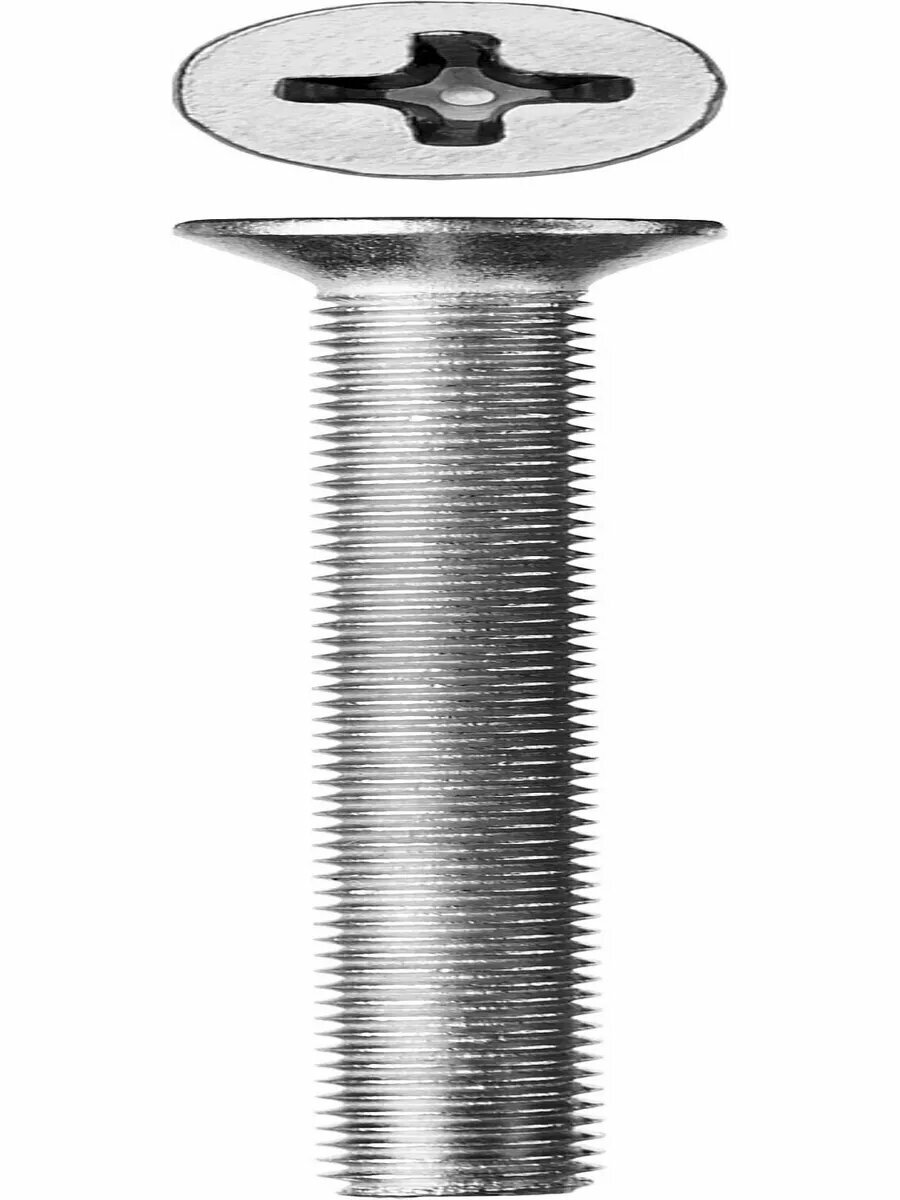 DIN 965, кл. пр. 4.8, M5 х 55 мм, цинк, 5 кг, винт с потайн