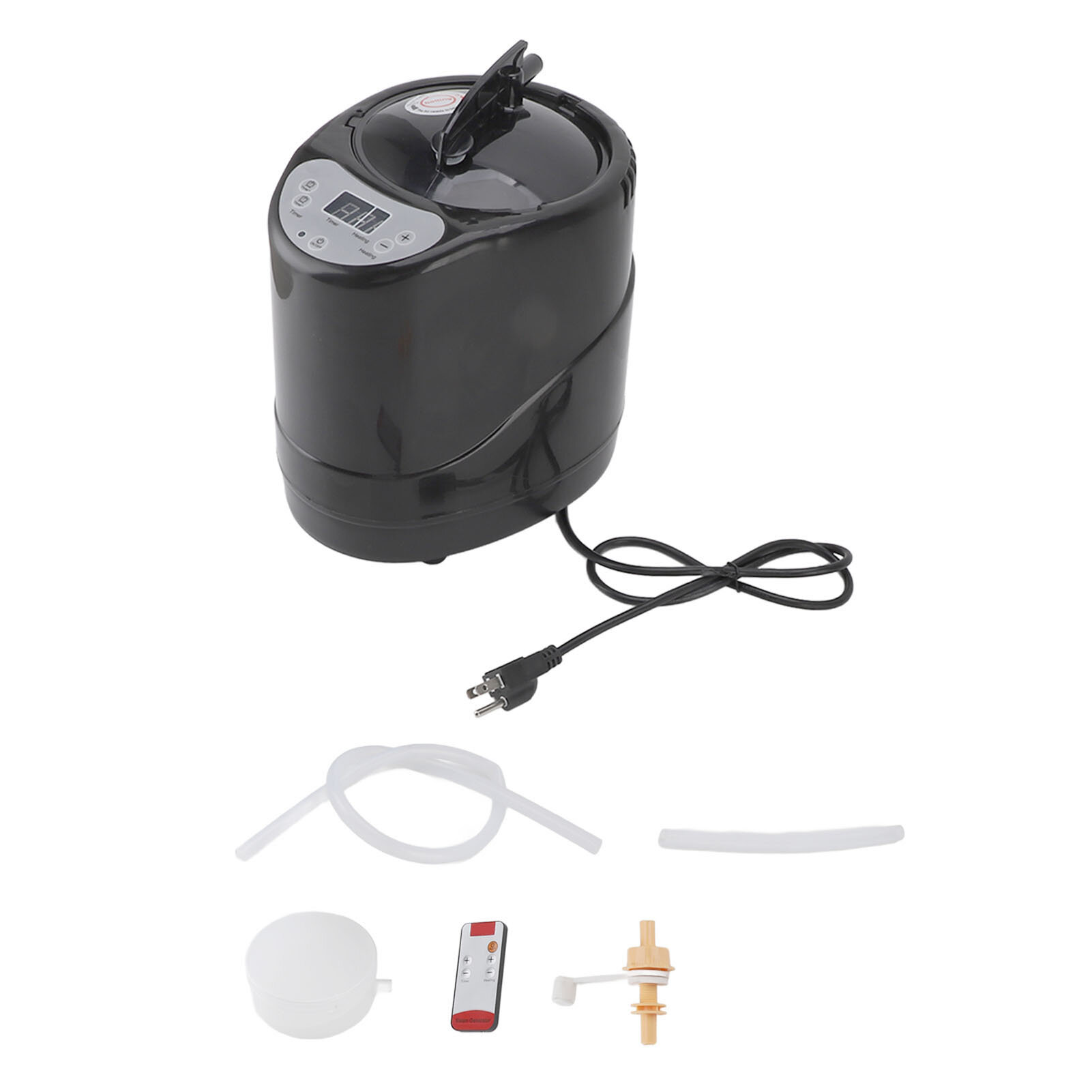 Парогенератор для сауны 2 л для релаксации в черной сауне, снятия усталости кожи, мышечного напряжения и стресса, портативное устройство для паровой бани