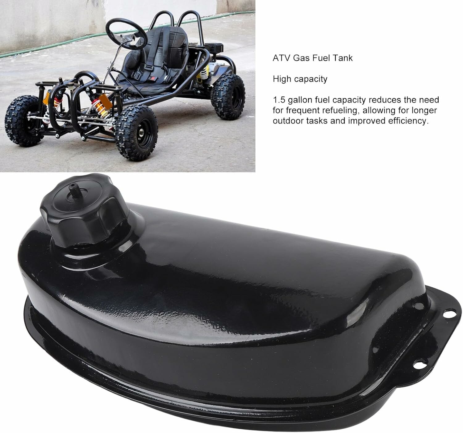 Бак топливный 5 л для картинга, квадроцикла ATV 110-125 кубов