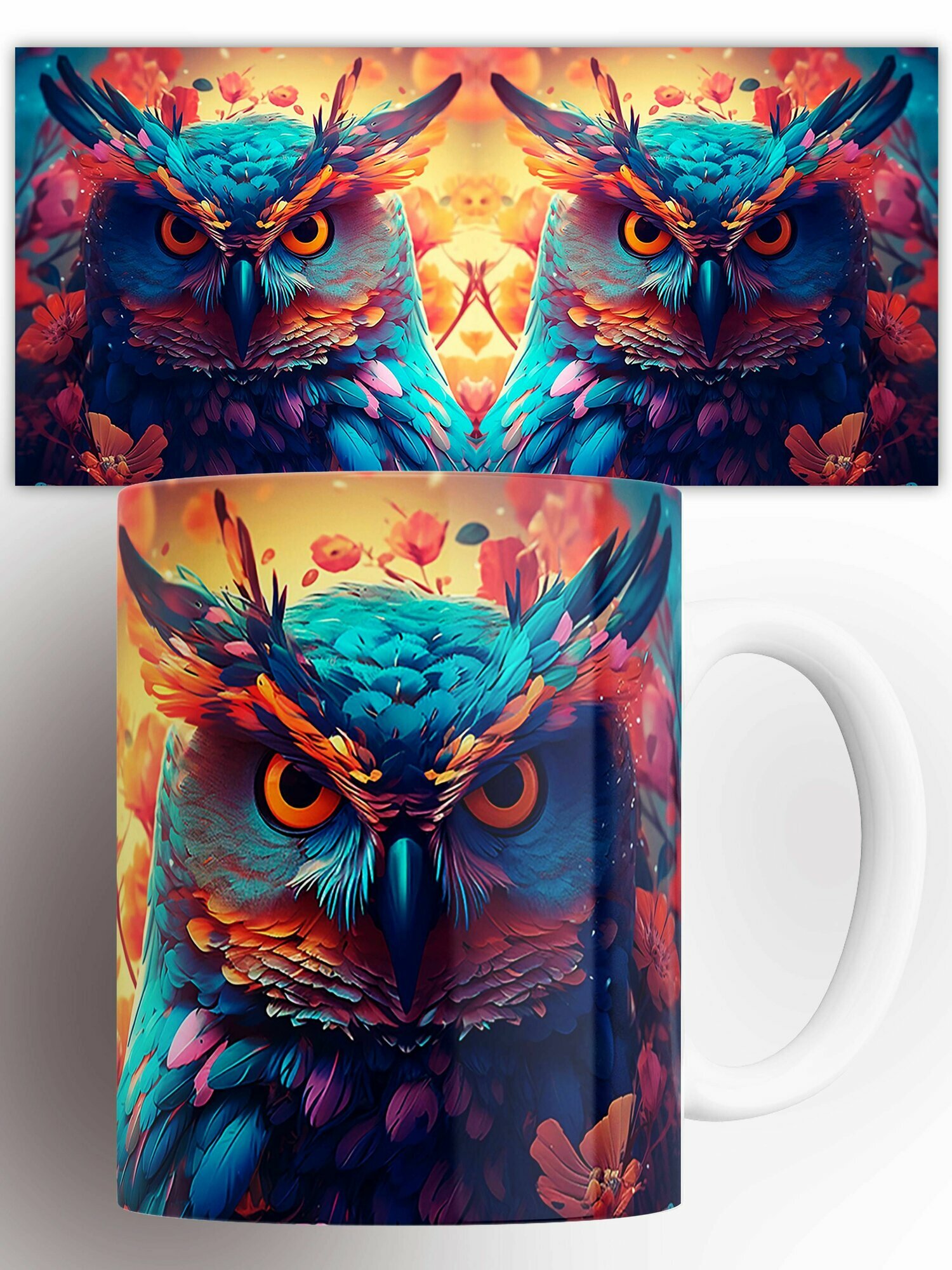 Кружка на подарок Сова арт 330 мл