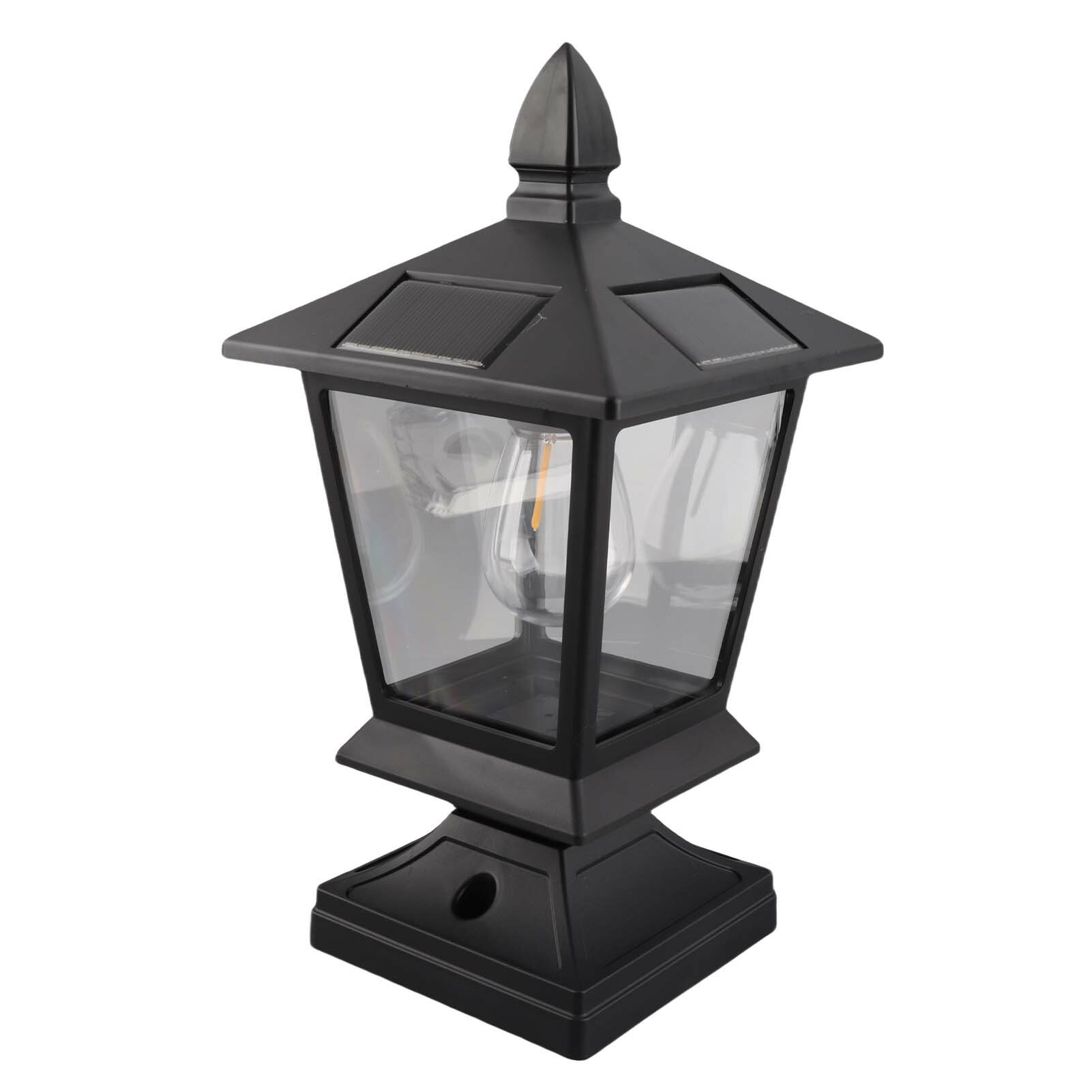 Солнечный садовый светильник для виллы, столба забора, водонепроницаемый ландшафтный светильник для улицы.