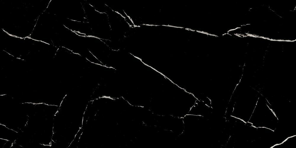 Керамогранит Duna Nero Marquina Nero Marquina Black Panter 60x120 60x120 Черный