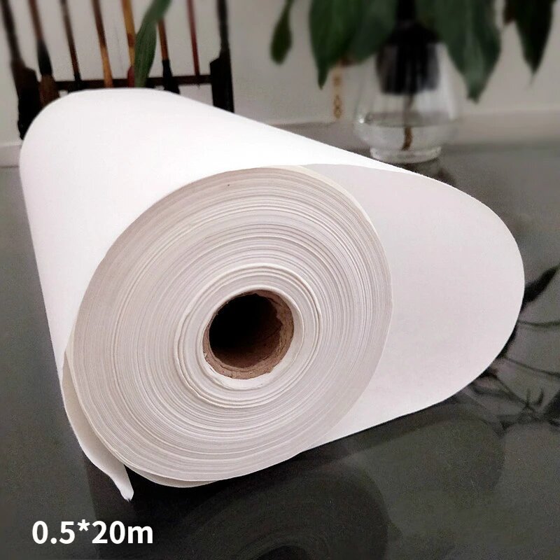 Бумага для каллиграфии Xuan Paper, Белый, A5 Raw, 0.5*20m