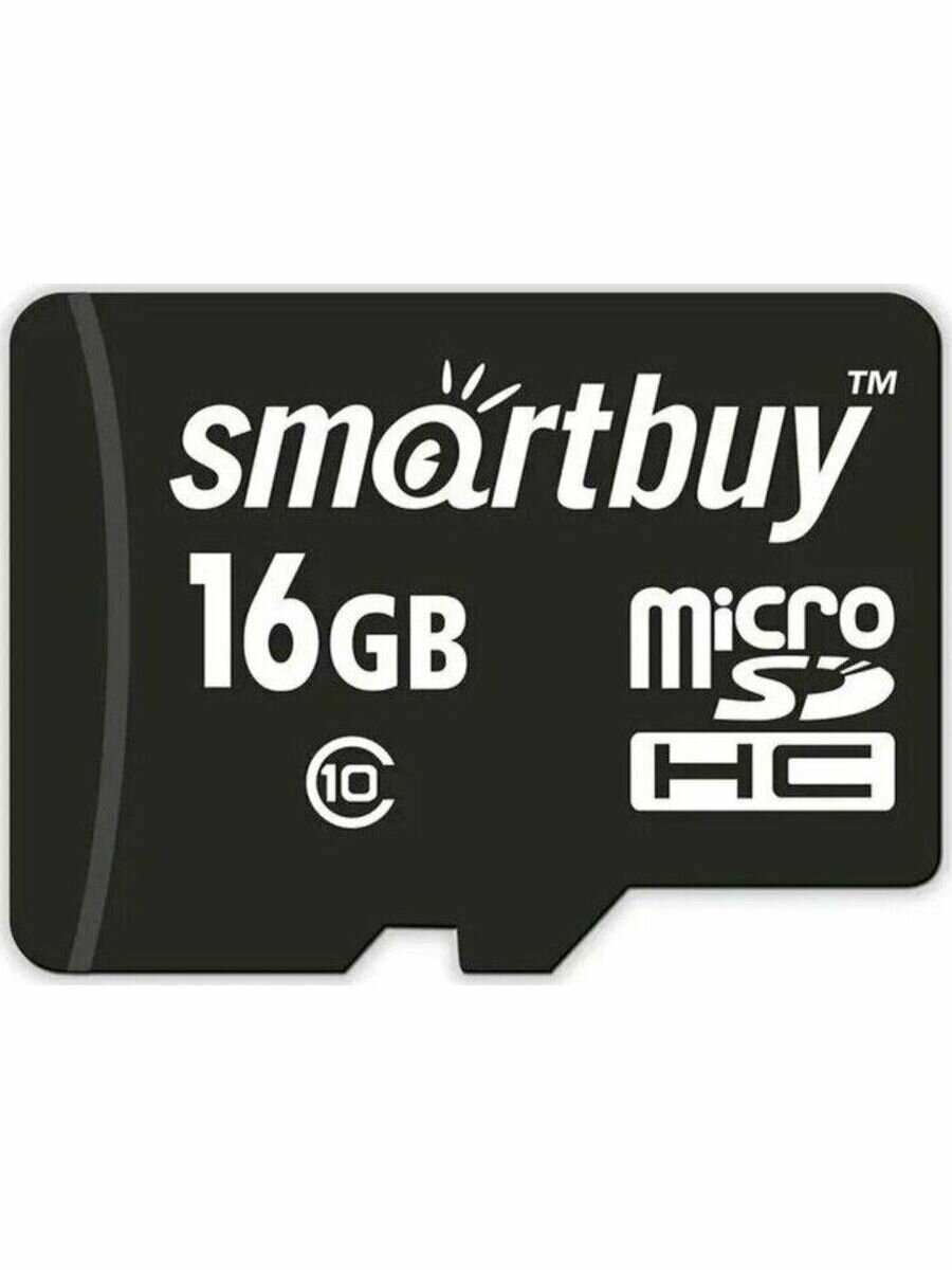 Карта памяти Smartbuy microSDHC Сlass 10 LE 16GB SB16GBSDCL10-00LE
