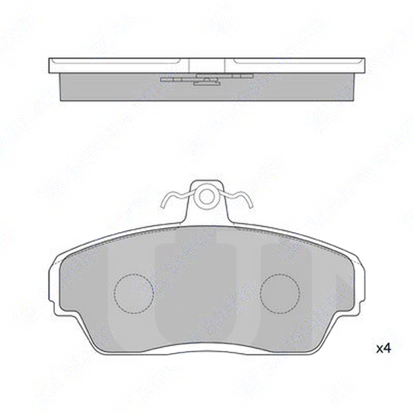 HI-Q SP1200 sp1200 колодки дисковые передние\ Honda (Хонда) Civic (Цивик) 1.4-2.0 &16v 95-01, rover 200 / 400 90-00