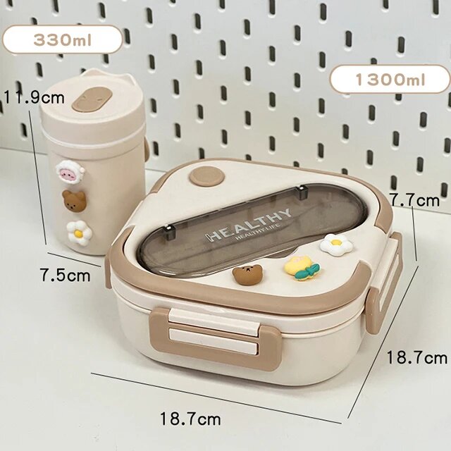 Пластиковый ланч-бокс для девочки