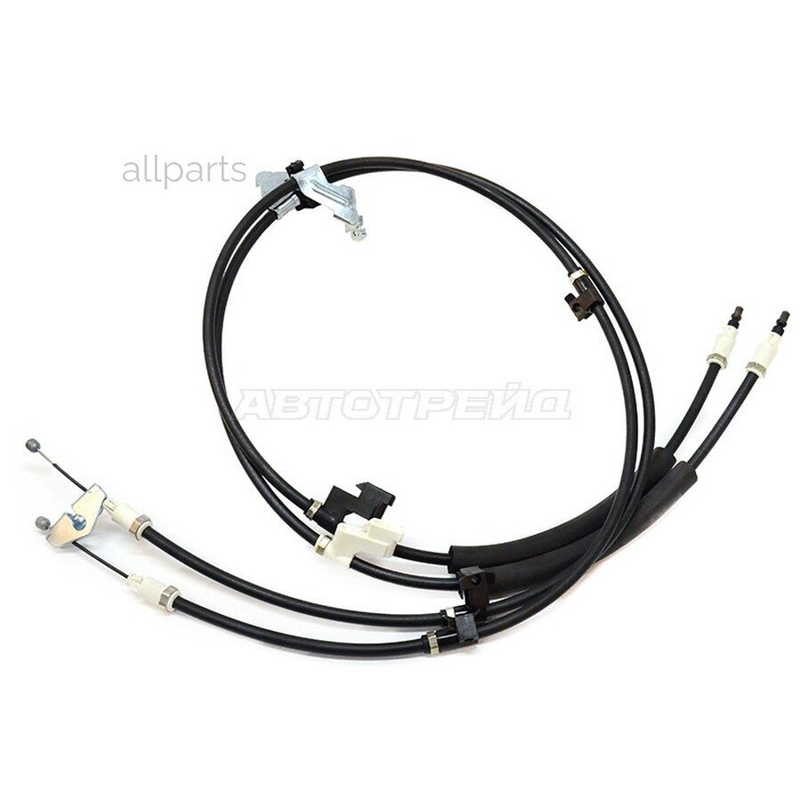 SAT ST-1755767 Трос ручника FORD FOCUS III (дисковые тормоза)