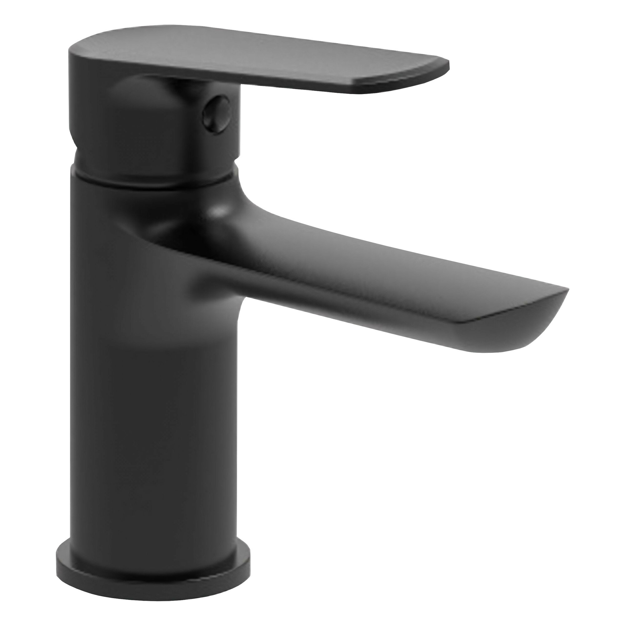 Смеситель для раковины VITARTA FF35139, латунь, длина излива 100 мм, черный матовый