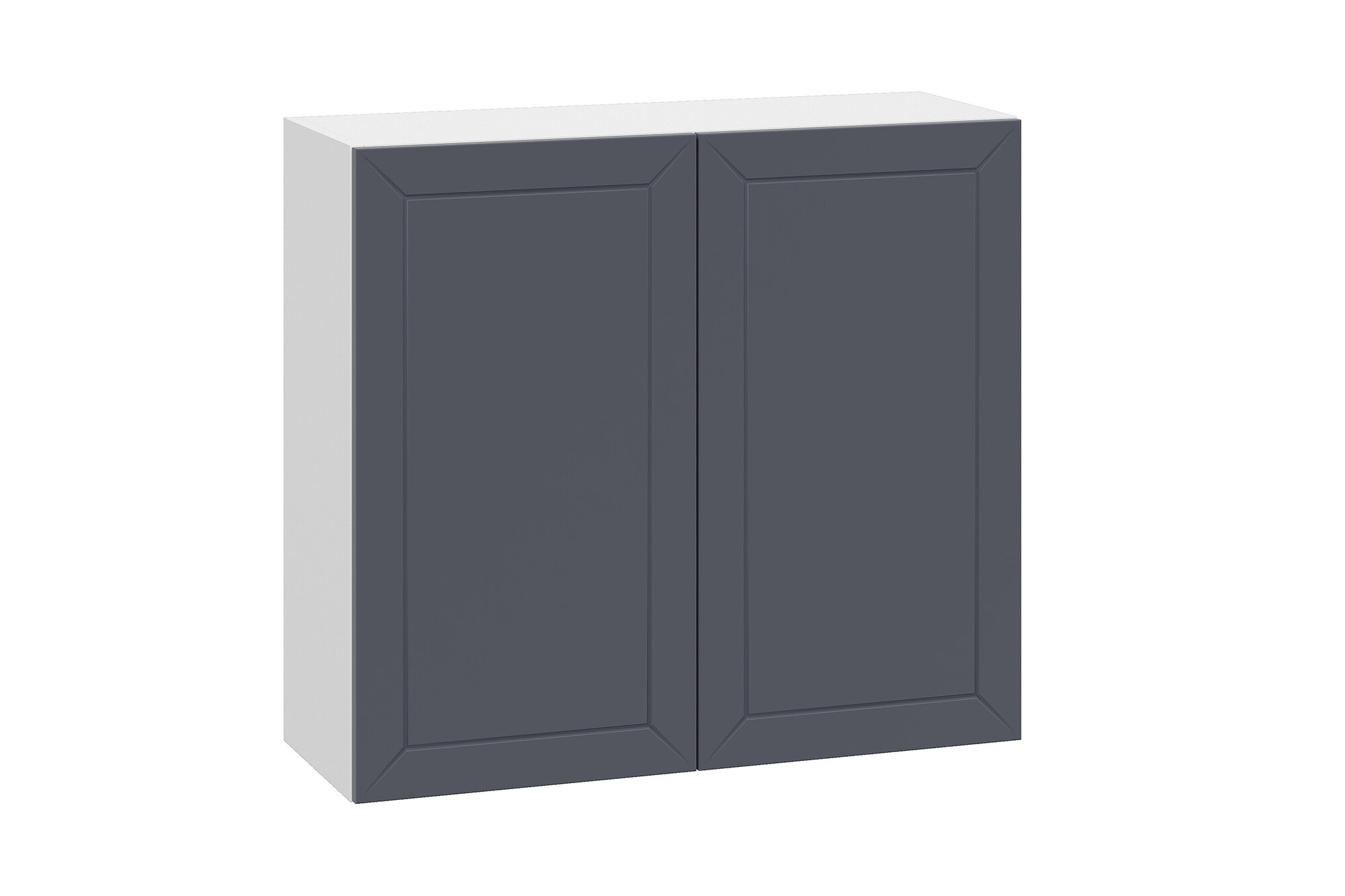 Кухонный модуль навесной Нонтон Лаорна, 80x29x72 см, белый / каменный графит