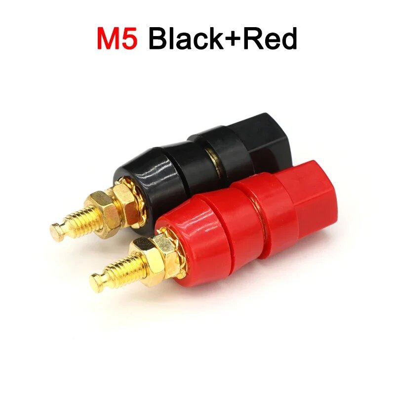 Медные клеммы M5/M6/M8/M10 черные и красные