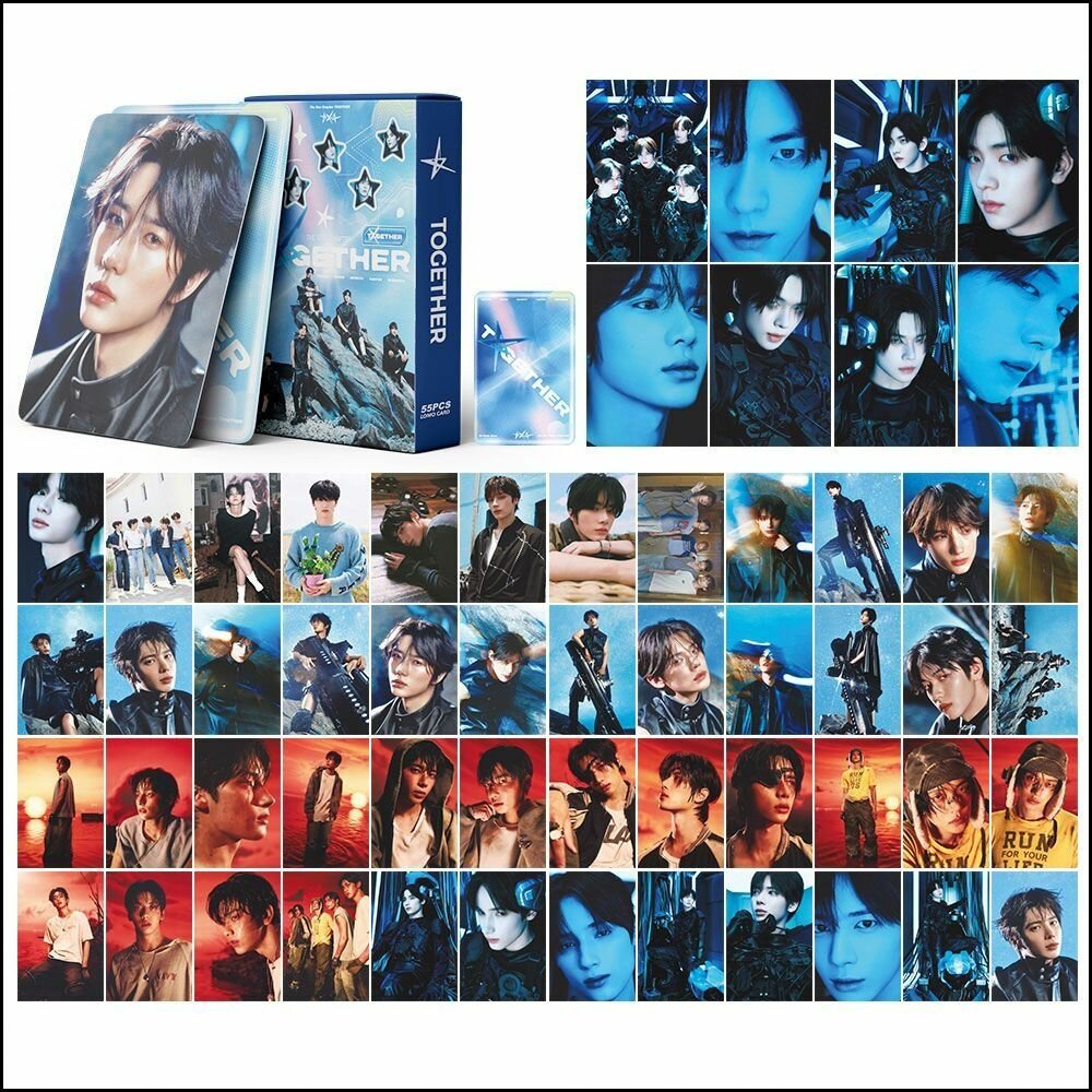 Tomorrow x Together 4-й студийный альбом LOMO карточки 55 шт. The Star Chapter TOGETHER Альбом K-POP Фото карточки TXT 2025 Коллекционные постеры