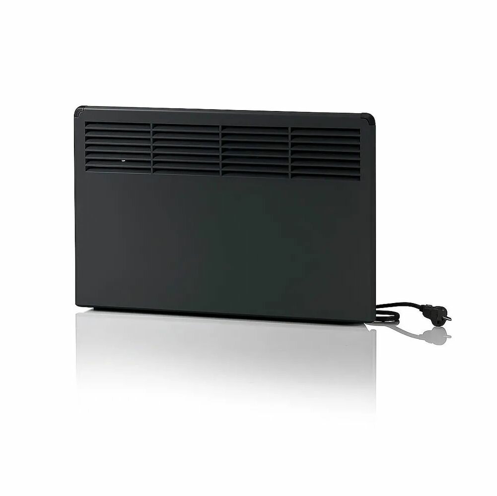 Конвектор Ensto EPHBMB05PR FinnHeat, мех. термост, вилка, 500Вт черный