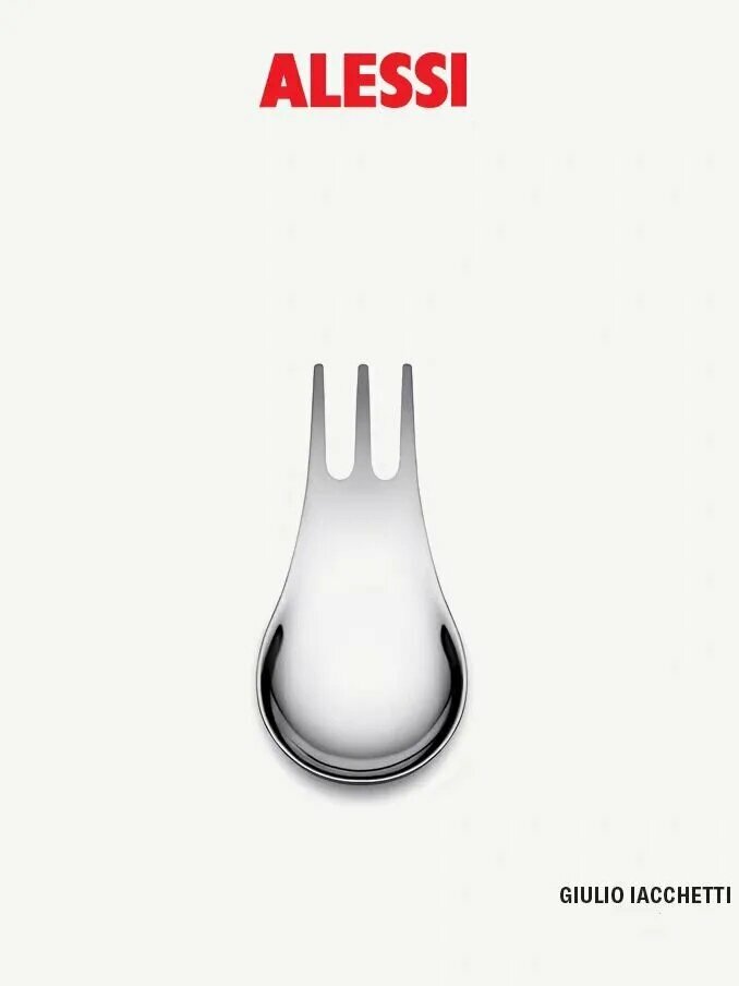 Alessi Вилка десертная 4 предм. серебристый