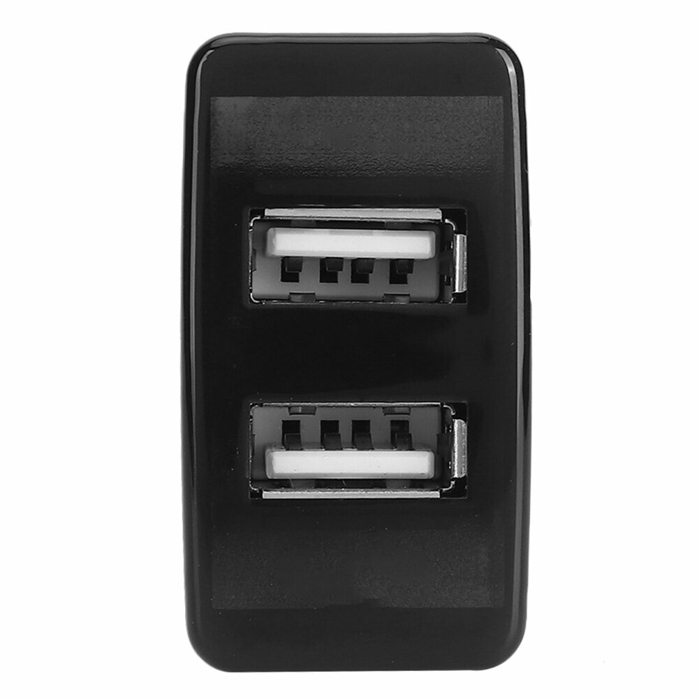 Двойное зарядное устройство с 2 USB-портами для быстрой зарядки телефона, совместимое с Toyota Fortuner/Hilux/Tacoma