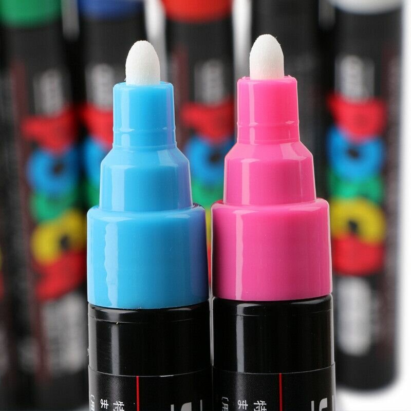 Uni Posca PC-5M Маркеры Цвета Набор Водонепроницаемый(5M-1# White)