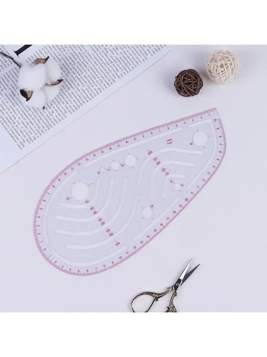 Лекало портновское для раскроя линейка закройщика