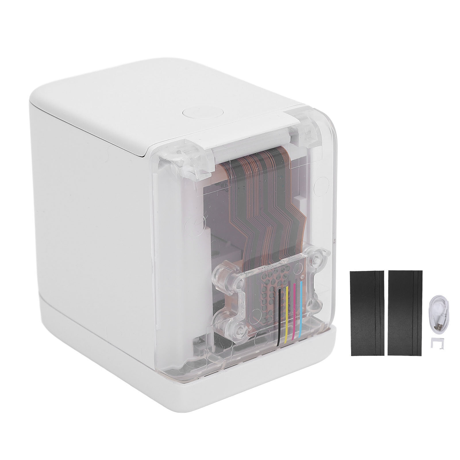 Портативный цветовой принтер беспроводной подключение пользовательский контент портативный цветовой принтер для кожи деревянные одежды