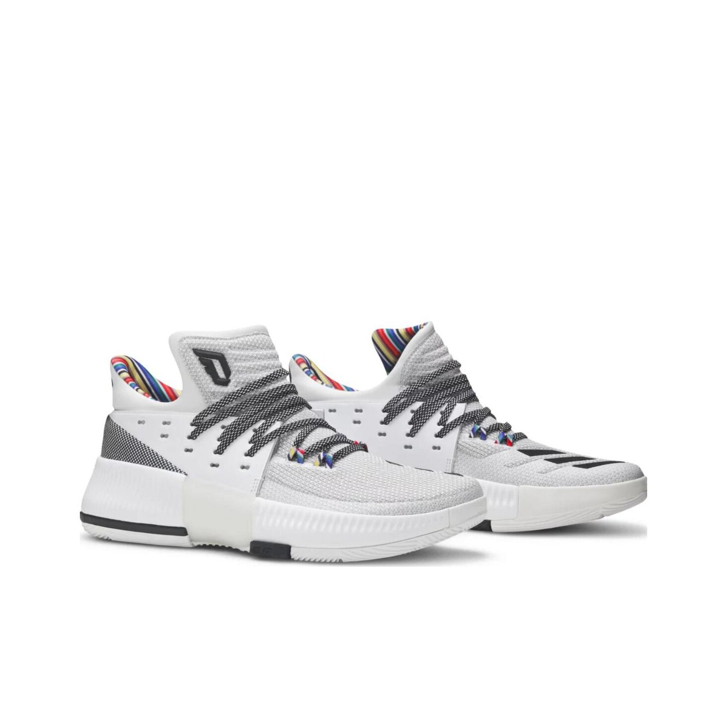 Кроссовки adidas D lillard 3, размер EU 43 стопа (26.5CM), серый — фото 1