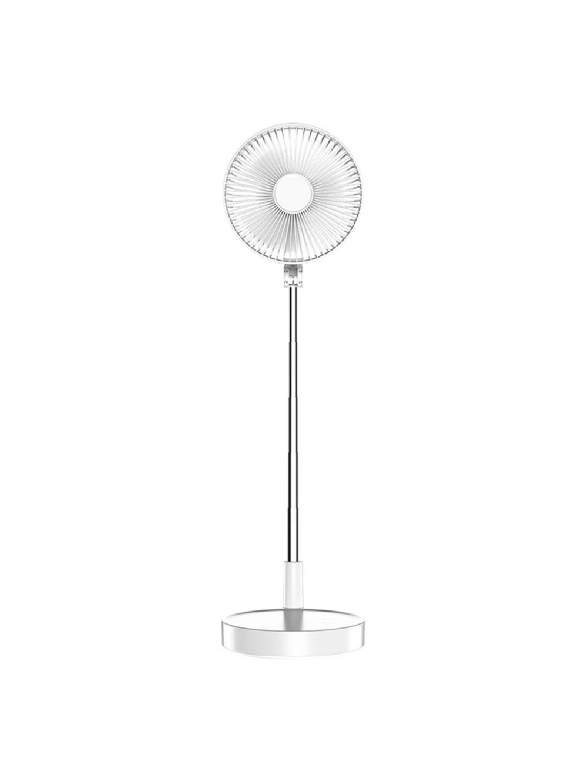 Standing Fan with Phone App Remote Control Timing 4-Speed 7.8" Foldable Telescopic Oscillating Fan 6000mah USB Desk Fan