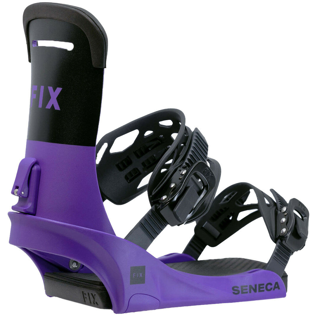 Крепления FIX SENECA GRAPE, для сноуборда , размер S/M, фиолетовый/черный
