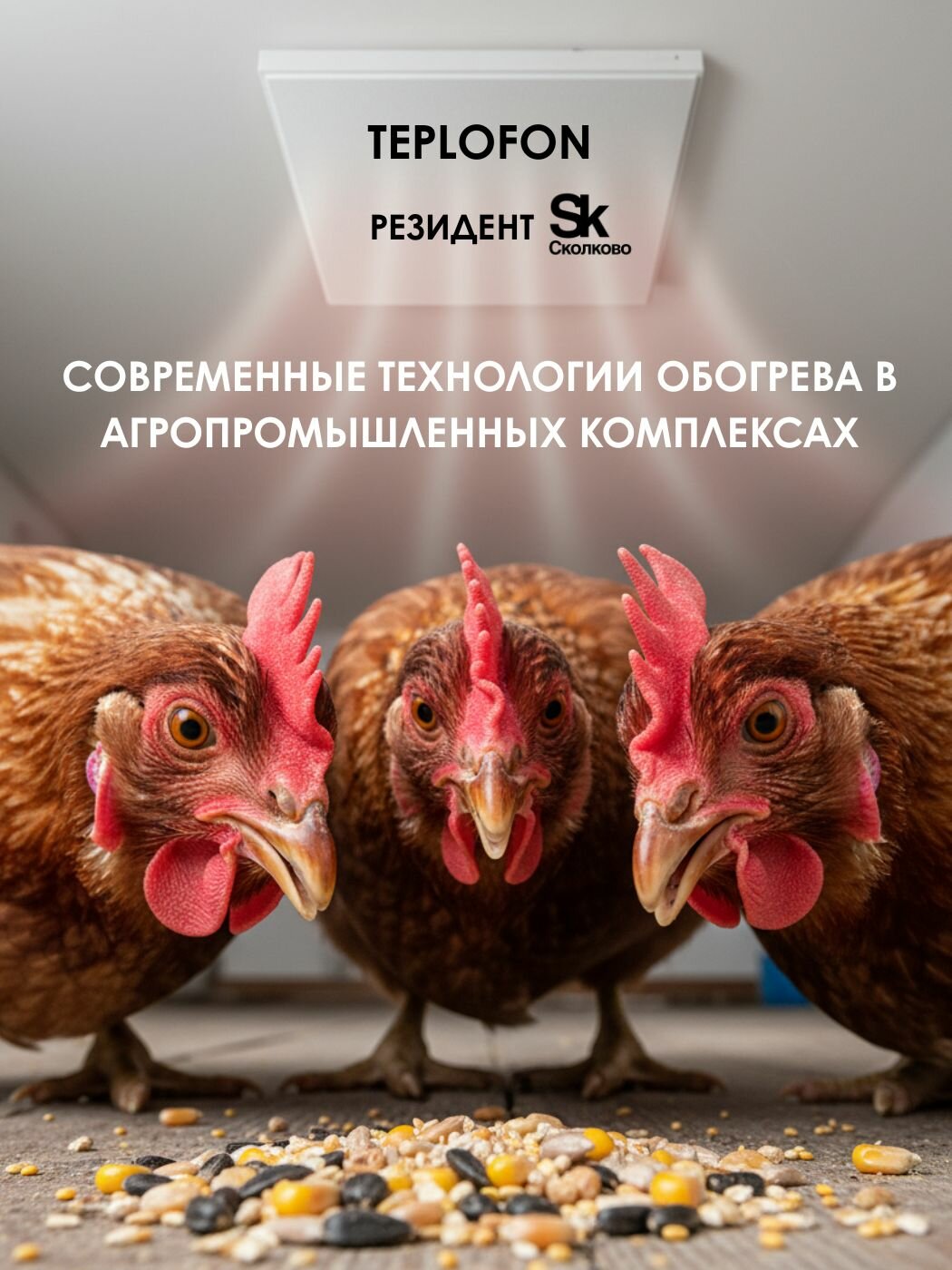 Инфракрасный обогреватель потолочный Теплофон КТ 500 ЭРГНА 0.5/220 (п) инд. уп. (Армстронг)