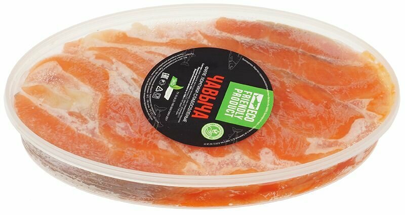 Чавыча слабосоленая нарезка 500г