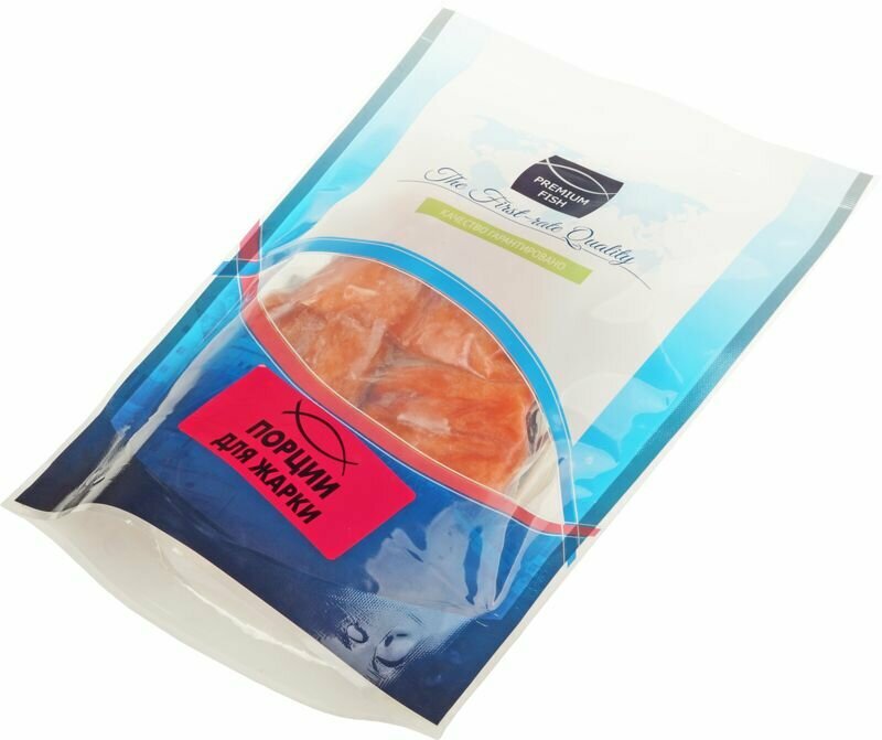 Семга филе порционное для жарки 500г замороженное Премиум Фиш