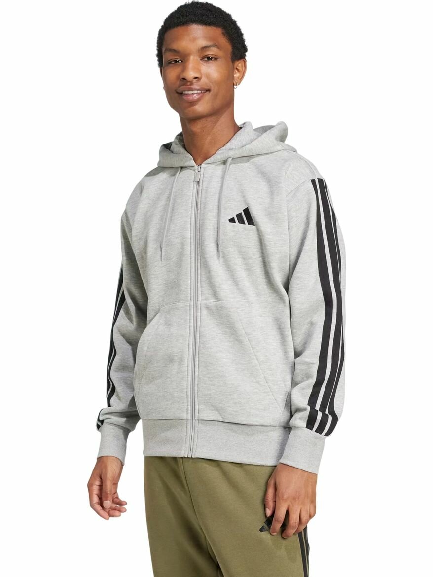 Толстовка спортивная Essentials 3-Stripes Fleece Hoodie
