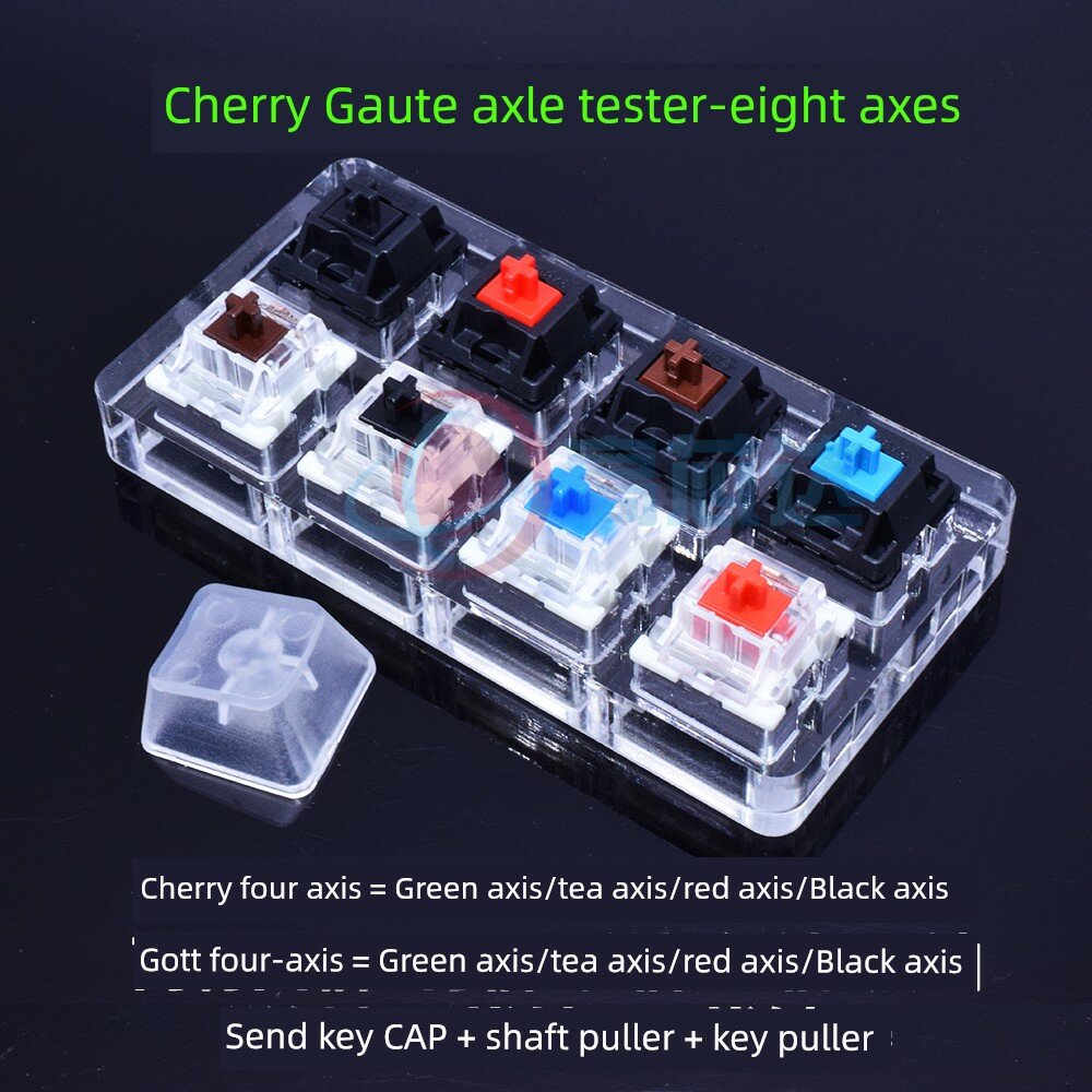 Новый тестер переключателей Cherry CHERRY, переключатели TTC Kaihua BOX, синие, красные, коричневые, белые, корпус
