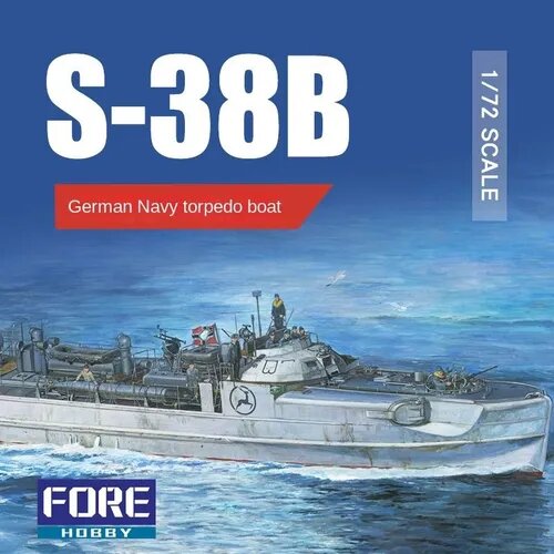 Fore Art 1003 1/72 Scale Немецкий Schnellboot S-38b сборная модель Торпедный катер