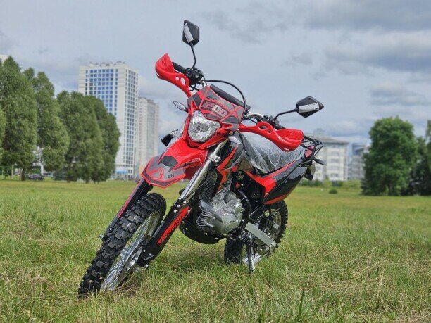 Мотоцикл Racer RC200GY-C2 Enduro_красный (с ПТС в заводской упаковке)