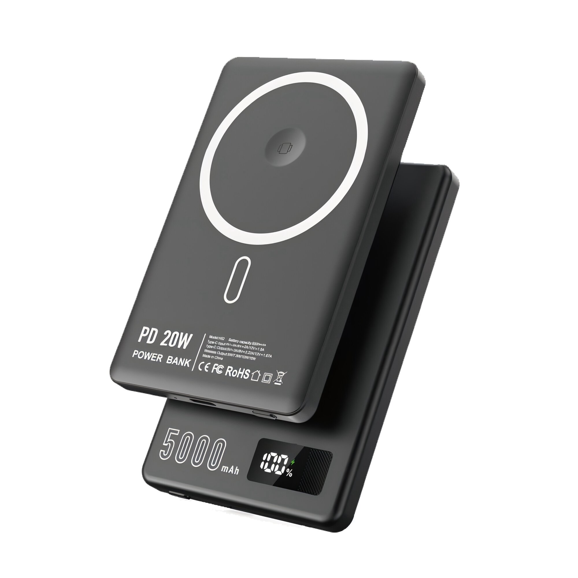 Беспроводной внешний аккумулятор MagSafe, 5000 мА ч, беспроводная зарядка, быстрая зарядка, магнитный аккумулятор