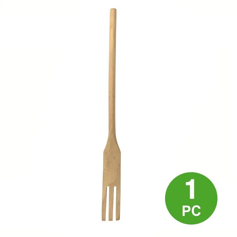 Деревянная вилка из массива дерева