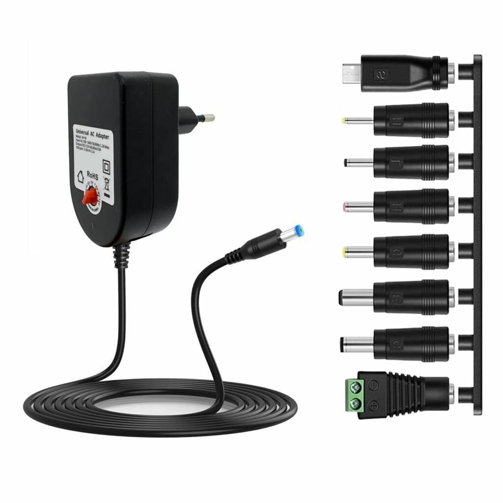 Блок питания 36Вт 3-12В с 8 насадками