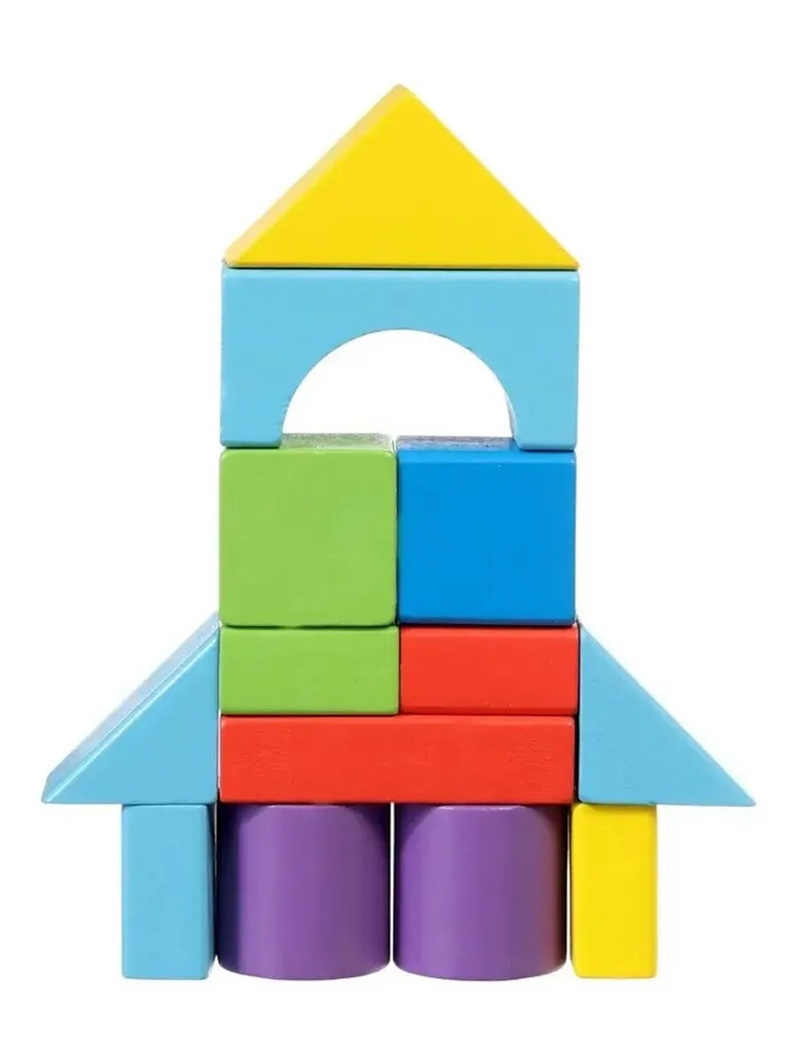 Детские деревянные кубики — развивающая игрушка
