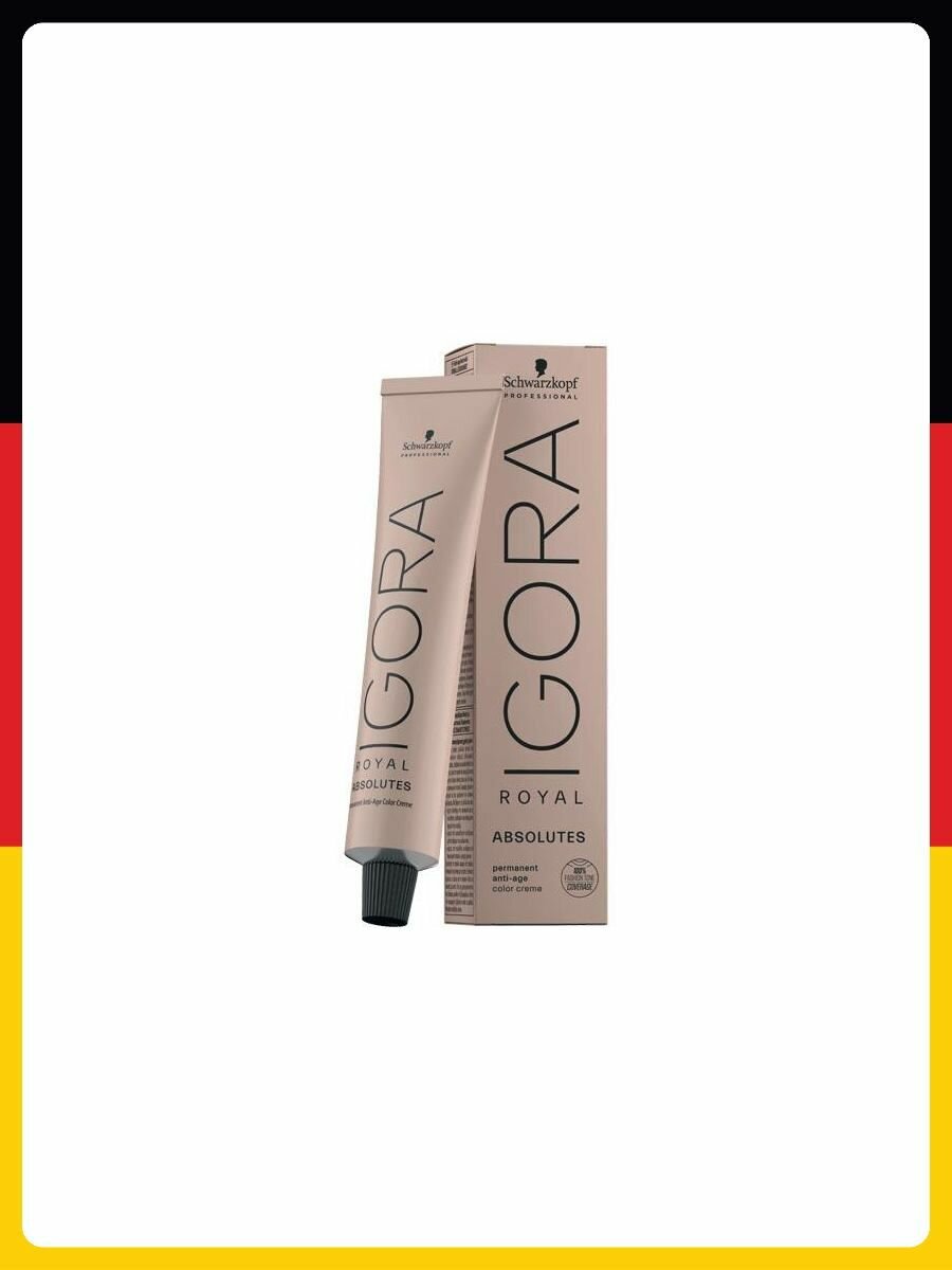 Краска для волос IGORA ROYAL ABSOLUTES 6-60 Темно-русый шоколадный натуральный, туба 60 мл