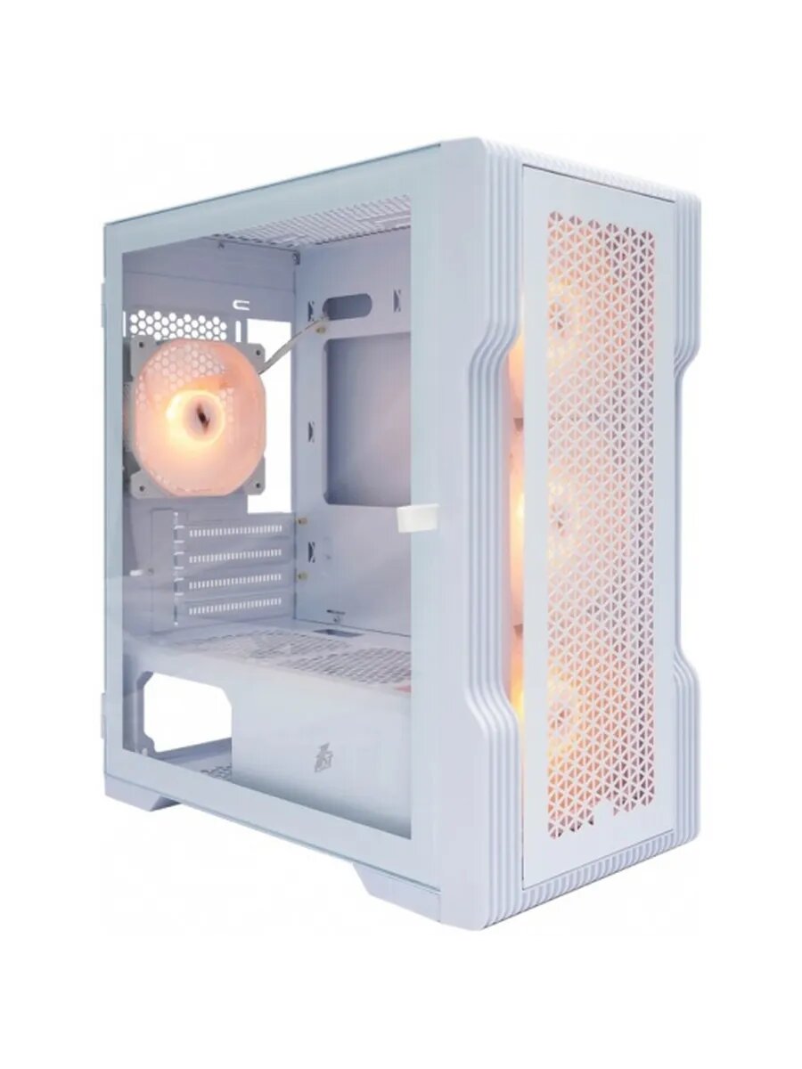 Компьютерный корпус TRILOBITE T3 ARGB, белый (T3-WH-4F7-W)